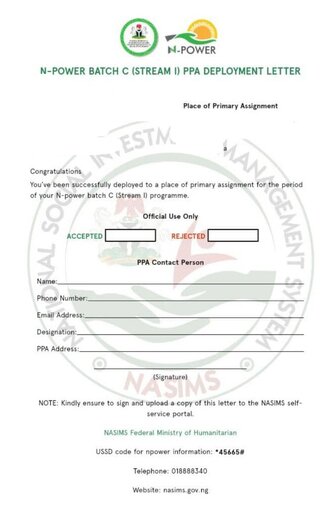 How To Print N-Power Deployment Letter in 8 Easy Steps